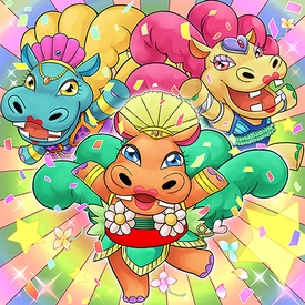 Card Artworks:Hippo Carnival | Yu-Gi-Oh! Wiki | Fandom
