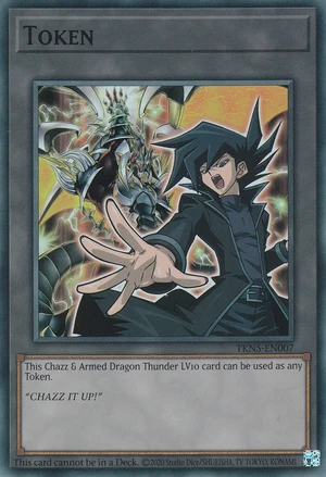 Token (Chazz and "Armed Dragon Thunder LV10") | Yu-Gi-Oh! Wiki | Fandom