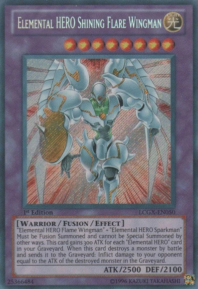 Elemental HERO Shining Flare Wingman | Yu-Gi-Oh! Wiki | Fandom