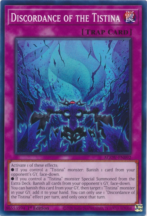 Discordance of the Tistina | Yu-Gi-Oh! Wiki | Fandom