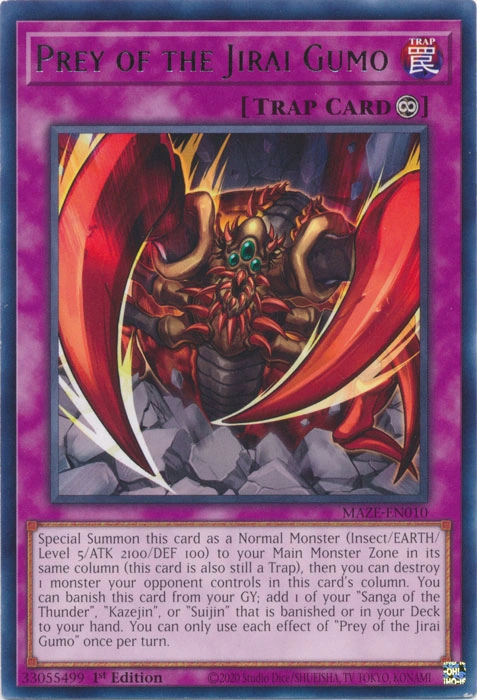 Prey of the Jirai Gumo | Yu-Gi-Oh! Wiki | Fandom