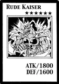 Card Gallery:Rude Kaiser | Yu-Gi-Oh! Wiki | Fandom