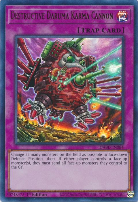 Destructive Daruma Karma Cannon | Yu-Gi-Oh! Wiki | Fandom
