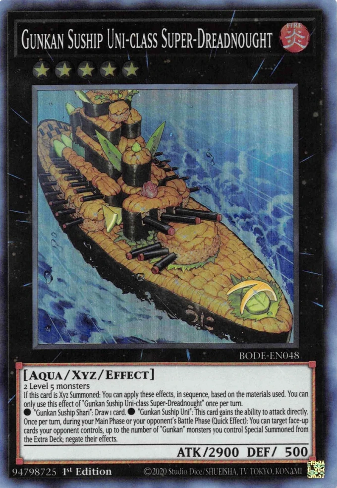 Gunkan Suship Uni-class Super-Dreadnought | Yu-Gi-Oh! Wiki | Fandom