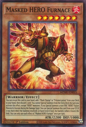 Masked HERO Furnace | Yu-Gi-Oh! Wiki | Fandom