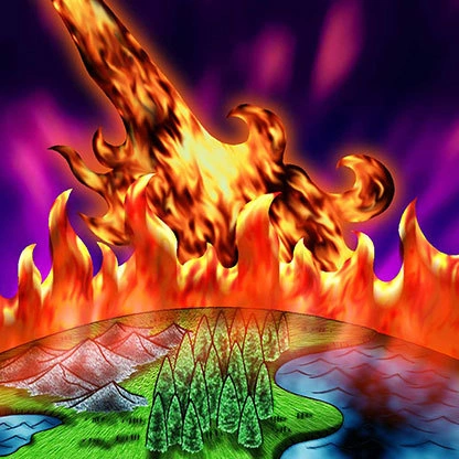 Burning Land (anime) | Yu-Gi-Oh! Wiki | Fandom