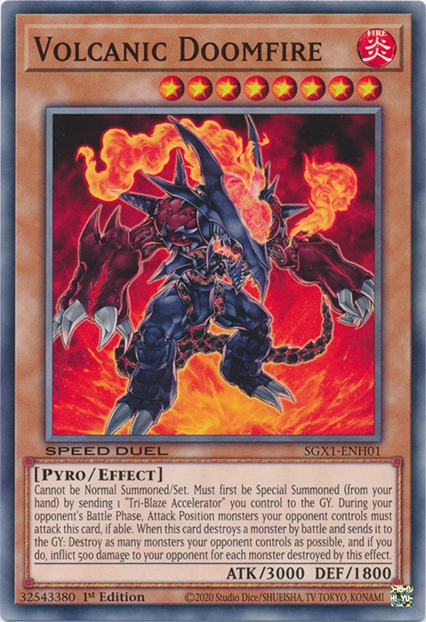 Volcanic Doomfire | Yu-Gi-Oh! Wiki | Fandom