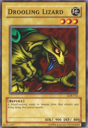 Drooling Lizard | Yu-Gi-Oh! Wiki | Fandom