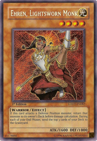 Card Errata:Ehren, Lightsworn Monk | Yu-Gi-Oh! Wiki | Fandom