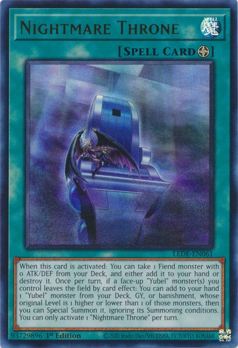 Card Gallery:Nightmare Throne | Yu-Gi-Oh! Wiki | Fandom