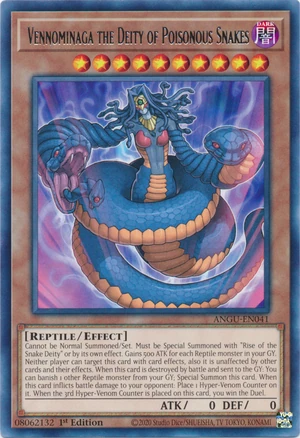 Vennominaga the Deity of Poisonous Snakes | Yu-Gi-Oh! Wiki | Fandom