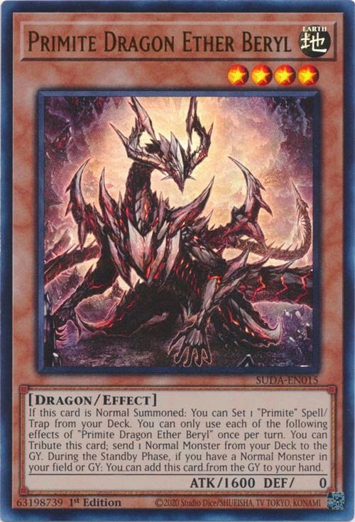 Primite Dragon Ether Beryl | Yu-Gi-Oh! Wiki | Fandom
