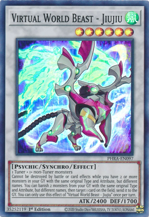 Virtual World Beast - Jiujiu | Yu-Gi-Oh! Wiki | Fandom