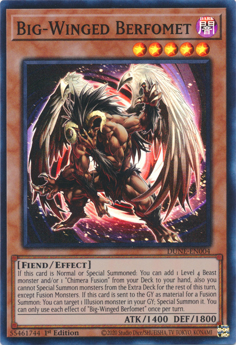 Big-Winged Berfomet | Yu-Gi-Oh! Wiki | Fandom