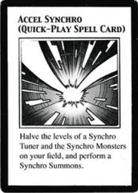 Accel Synchro (card) | Yu-Gi-Oh! Wiki | Fandom