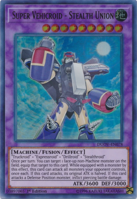 Super Vehicroid - Stealth Union | Yu-Gi-Oh! Wiki | Fandom