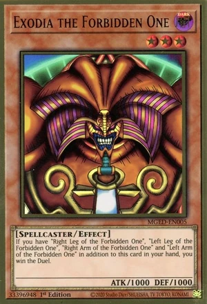 Exodia the Forbidden One | Yu-Gi-Oh! Wiki | Fandom