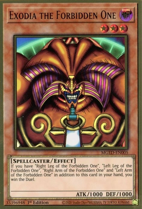 Exodia the Forbidden One | Yu-Gi-Oh! Wiki | Fandom