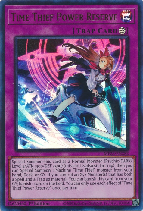 Time Thief Power Reserve | Yu-Gi-Oh! Wiki | Fandom