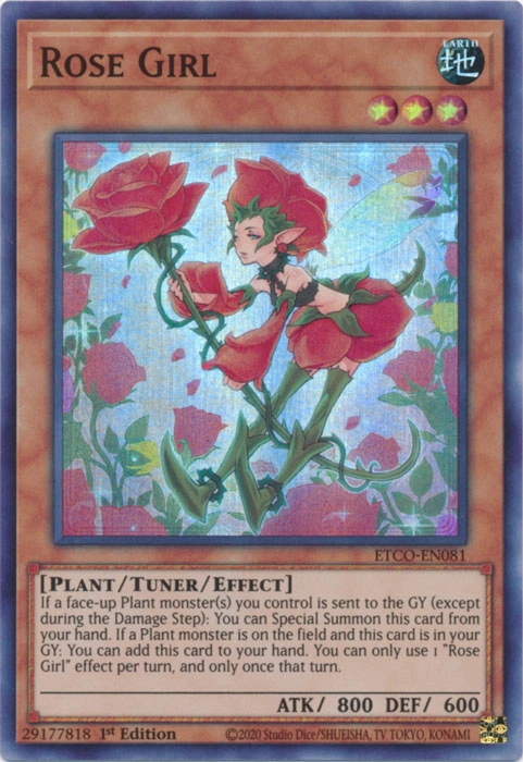 Card Gallery:Rose Girl | Yu-Gi-Oh! Wiki | Fandom