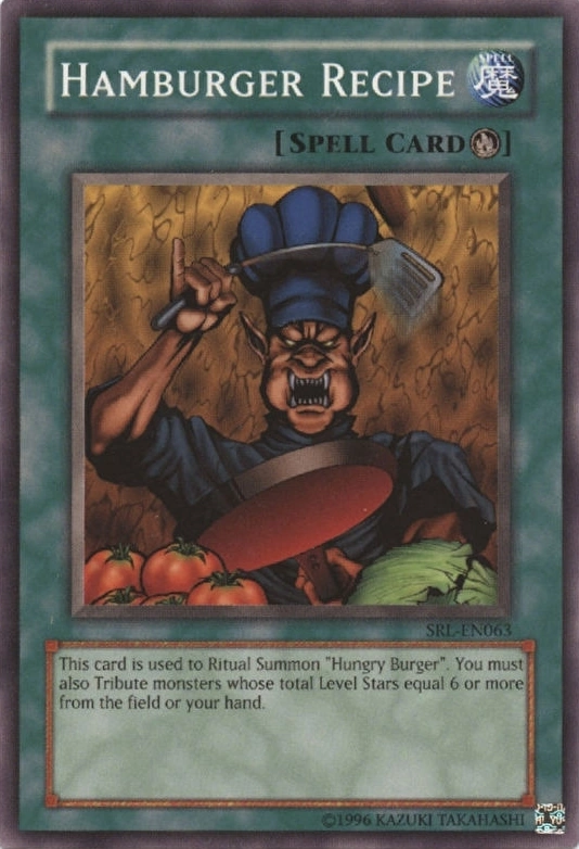 Card Gallery:Hamburger Recipe | Yu-Gi-Oh! Wiki | Fandom