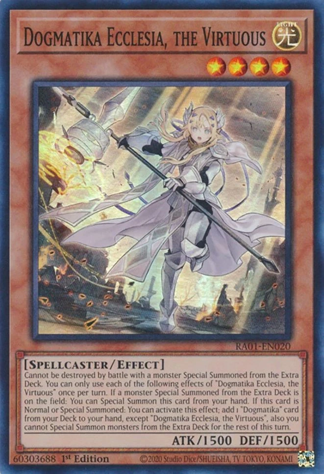 Card Artworks:Dogmatika Ecclesia, the Virtuous | Yu-Gi-Oh! Wiki | Fandom