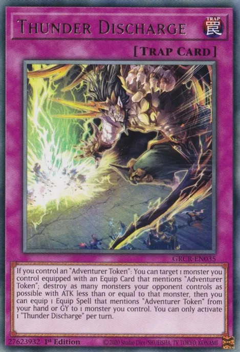 Thunder Discharge Yu Gi Oh Wiki Fandom