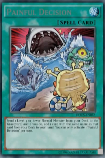 Card Gallery:Painful Decision | Yu-Gi-Oh! Wiki | Fandom