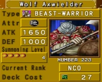 Wolf Axwielder (DOR) | Yu-Gi-Oh! Wiki | Fandom