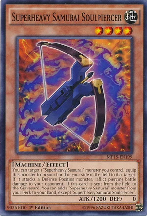 Superheavy Samurai Soulpiercer | Yu-Gi-Oh! Wiki | Fandom