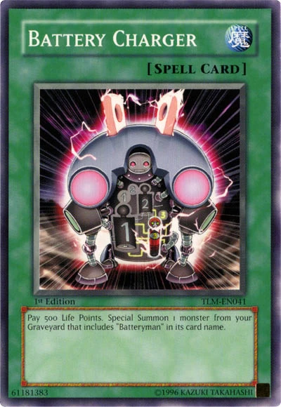 Card Gallery:Battery Charger | Yu-Gi-Oh! Wiki | Fandom