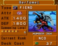 Berfomet (DOR) | Yu-Gi-Oh! Wiki | Fandom