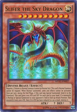 Original Slifer The Sky Dragon Card