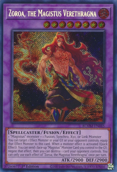 Zoroa, the Magistus Verethragna | Yu-Gi-Oh! Wiki | Fandom