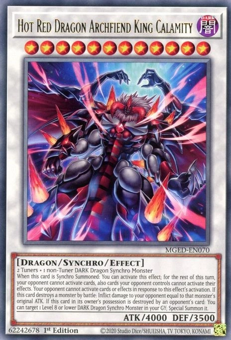 Hot Red Dragon Archfiend King Calamity | Yu-Gi-Oh! Wiki | Fandom