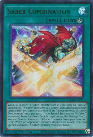 Saber Combination | Yu-Gi-Oh! Wiki | Fandom