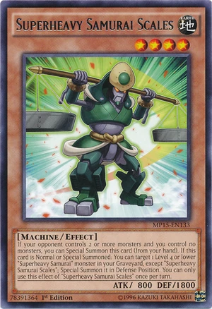 Superheavy Samurai Scales | Yu-Gi-Oh! Wiki | Fandom