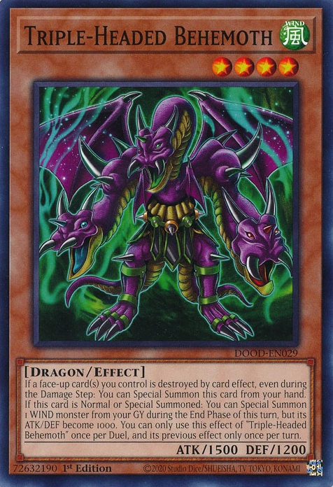 Triple-Headed Behemoth | Yu-Gi-Oh! Wiki | Fandom