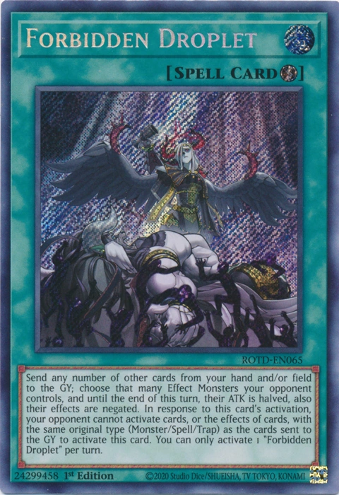 Forbidden Droplet | Yu-Gi-Oh! Wiki | Fandom