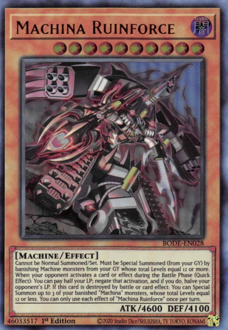 Machina Ruinforce | Yu-Gi-Oh! Wiki | Fandom