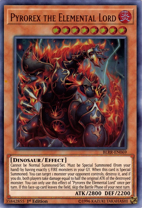 Pyrorex the Elemental Lord | Yu-Gi-Oh! Wiki | Fandom