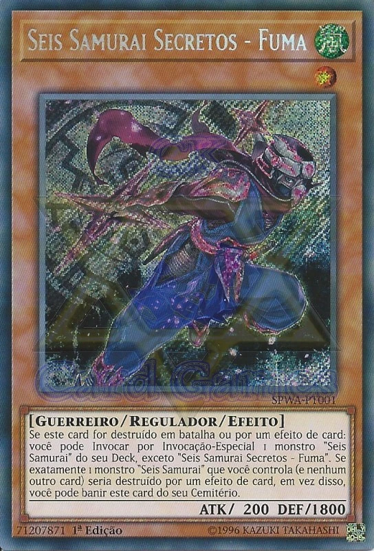 Secret Six Samurai - Fuma | Yu-Gi-Oh! Wiki | Fandom
