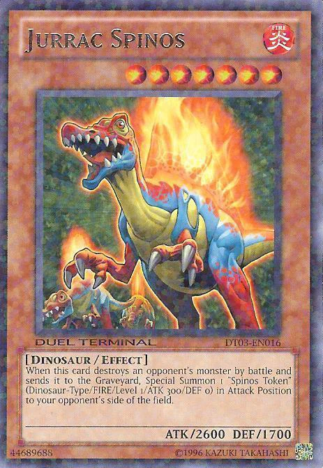 Card Errata:Jurrac Spinos | Yu-Gi-Oh! Wiki | Fandom