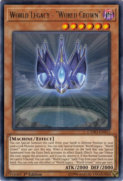 Card Gallery:World Legacy - "World Crown" | Yu-Gi-Oh! Wiki | Fandom
