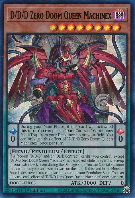 D/D/D Zero Doom Queen Machinex | Yu-Gi-Oh! Wiki | Fandom