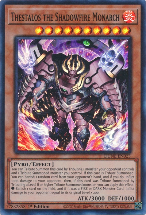 Thestalos the Shadowfire Monarch | Yu-Gi-Oh! Wiki | Fandom