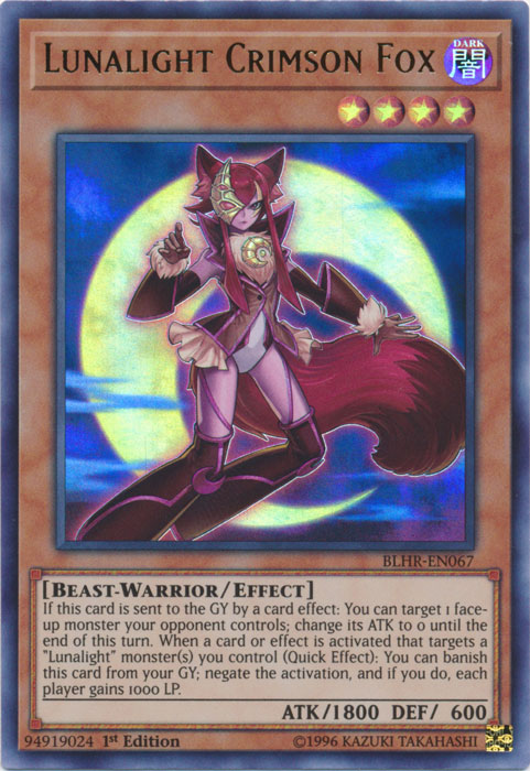 Lunalight Crimson Fox Yu Gi Oh Wiki Fandom