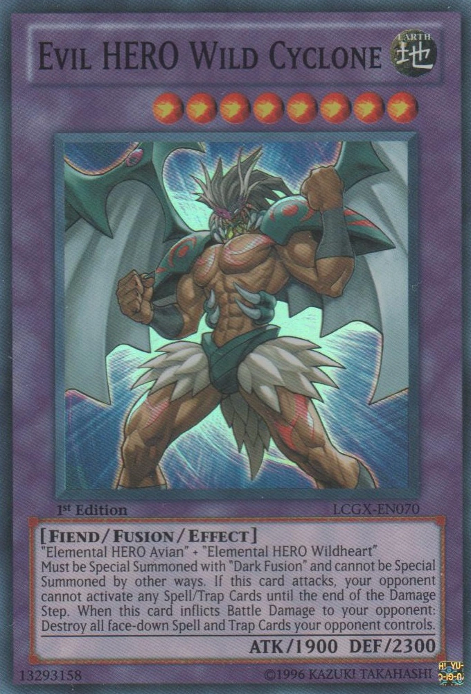 Evil HERO Wild Cyclone | Yu-Gi-Oh! Wiki | Fandom