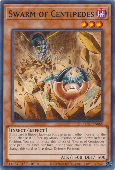 Swarm of Centipedes | Yu-Gi-Oh! Wiki | Fandom