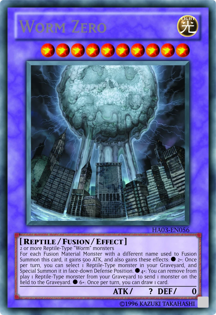 Card Gallery:Worm Zero | Yu-Gi-Oh! Wiki | Fandom